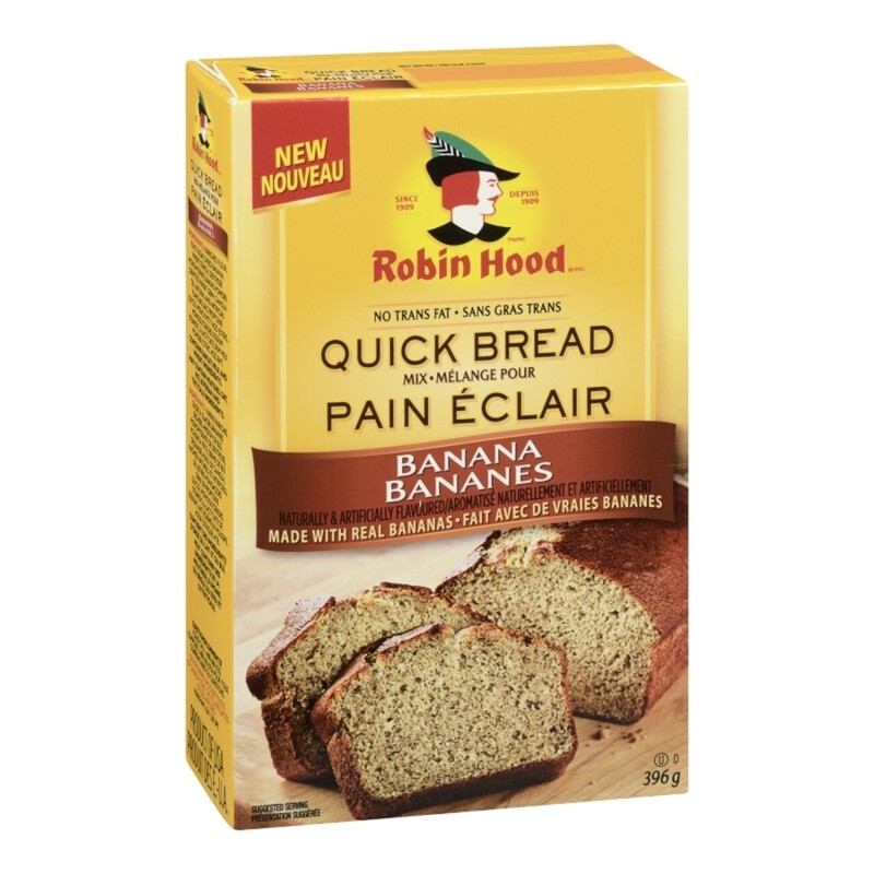 Robin Hood Quick Baking Mix Banana Bread 396 g - Voilà Online Groceries ...