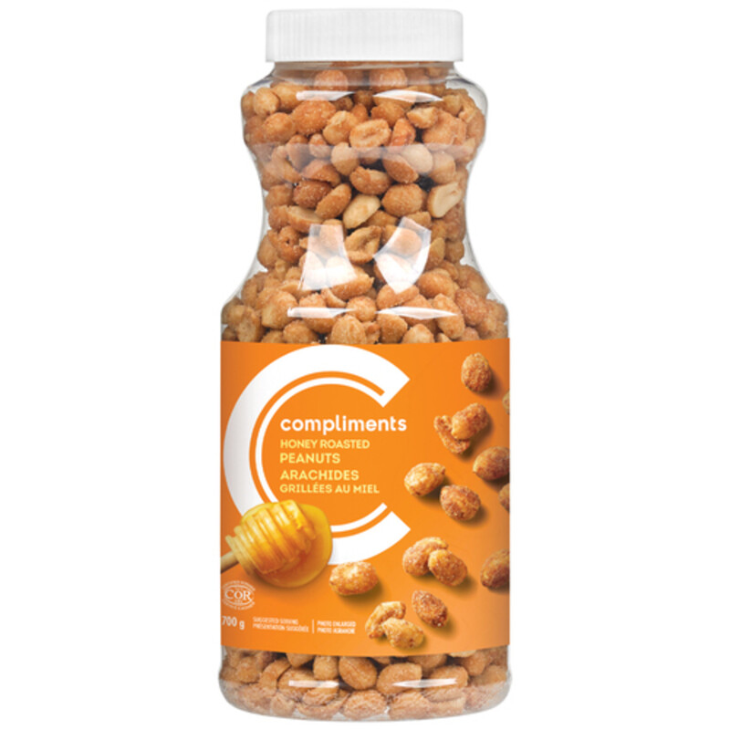 Compliments Peanuts Honey Roasted 700 g - Voilà Online Groceries & Offers