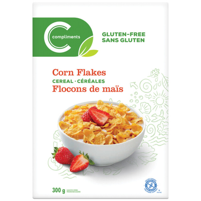 Compliments Gluten-Free Cereal Corn Flakes 300 g - Voilà Online ...