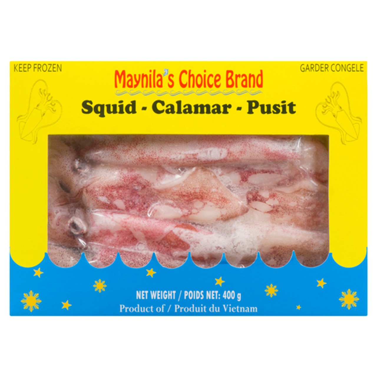 Maynila's Choice Frozen Squid In Box 400 g - Voilà Online Groceries ...