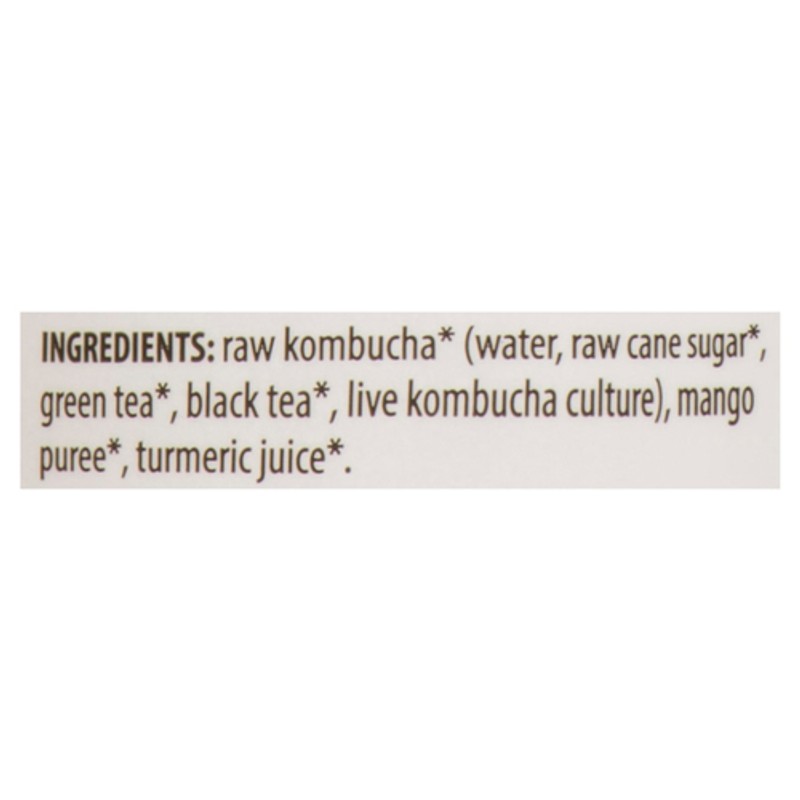 Cove Kombucha Mango Turmeric 330 ml - Voilà Online Groceries & Offers