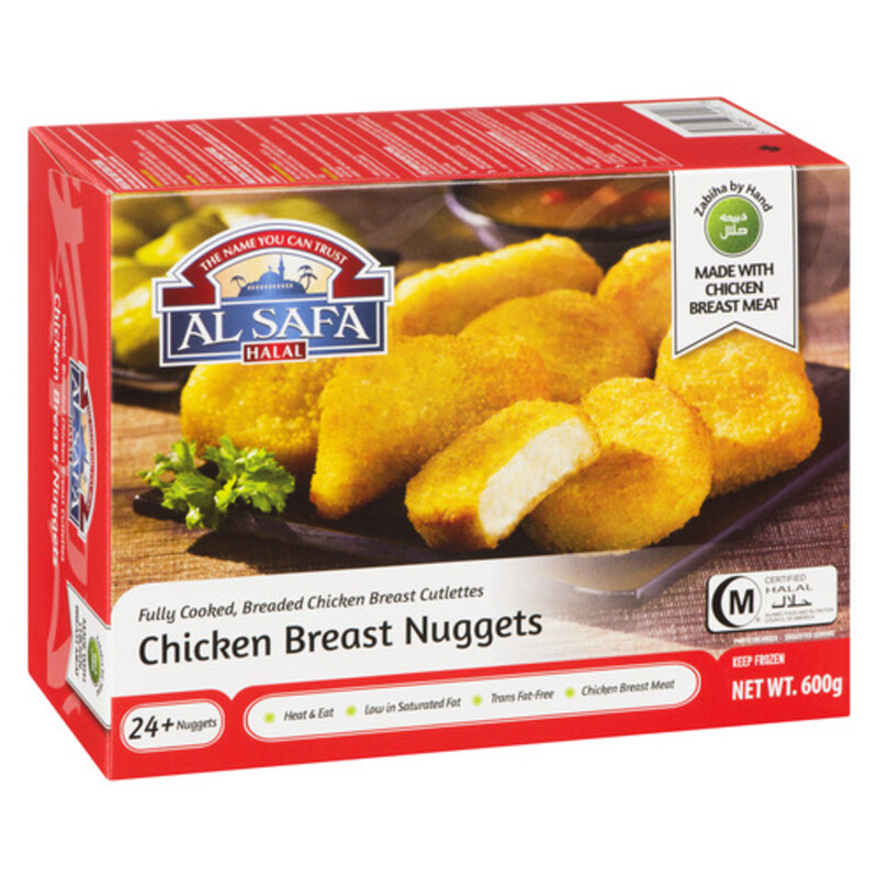 Al Safa Halal Frozen Chicken Breast Nuggets 600 g - Voilà Online ...