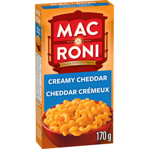 Mac-A-Roni Pasta With Sauce Creamy Cheddar Flavour 170 g - Voilà Online ...