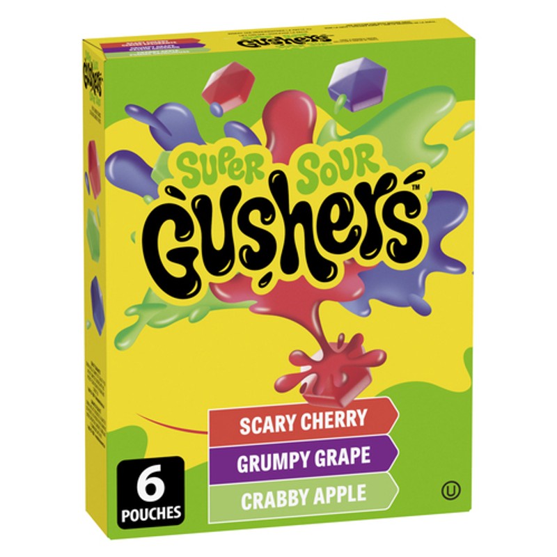 Betty Crocker Fruit Gushers Super Sour 138 g - Voilà Online Groceries ...