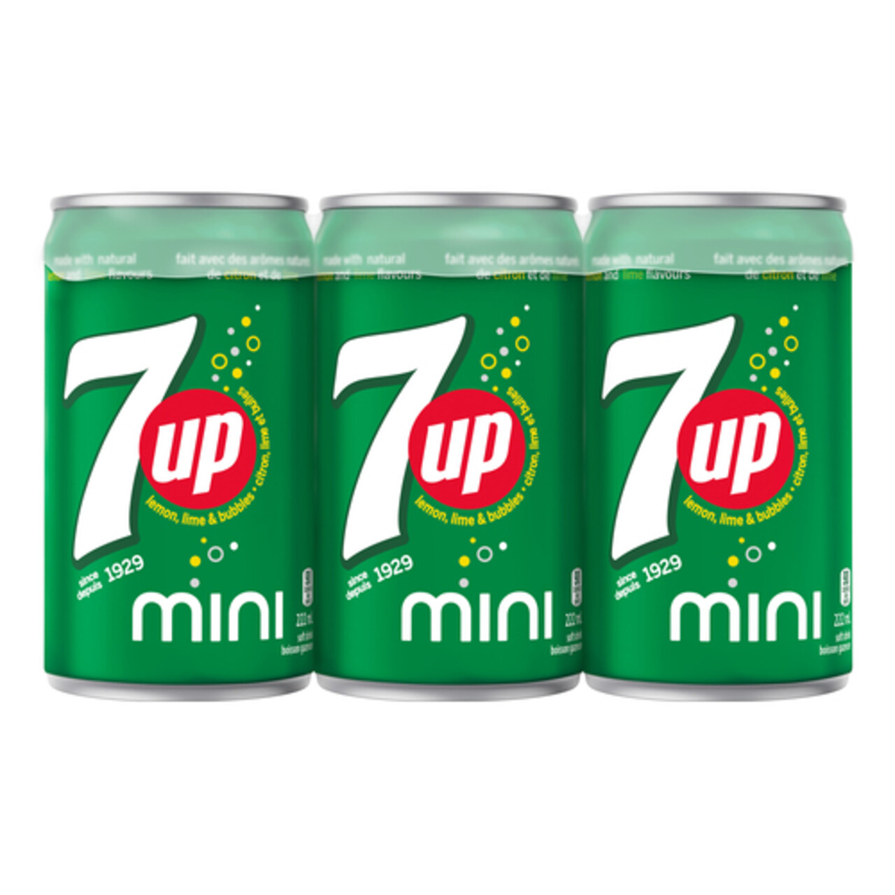 7Up Soft Drink Mini 6 x 222 ml (cans) - Voilà Online Groceries & Offers