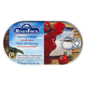 Rugen Fisch Herring Fillets In Tomato Sauce 200 g - Voilà Online ...