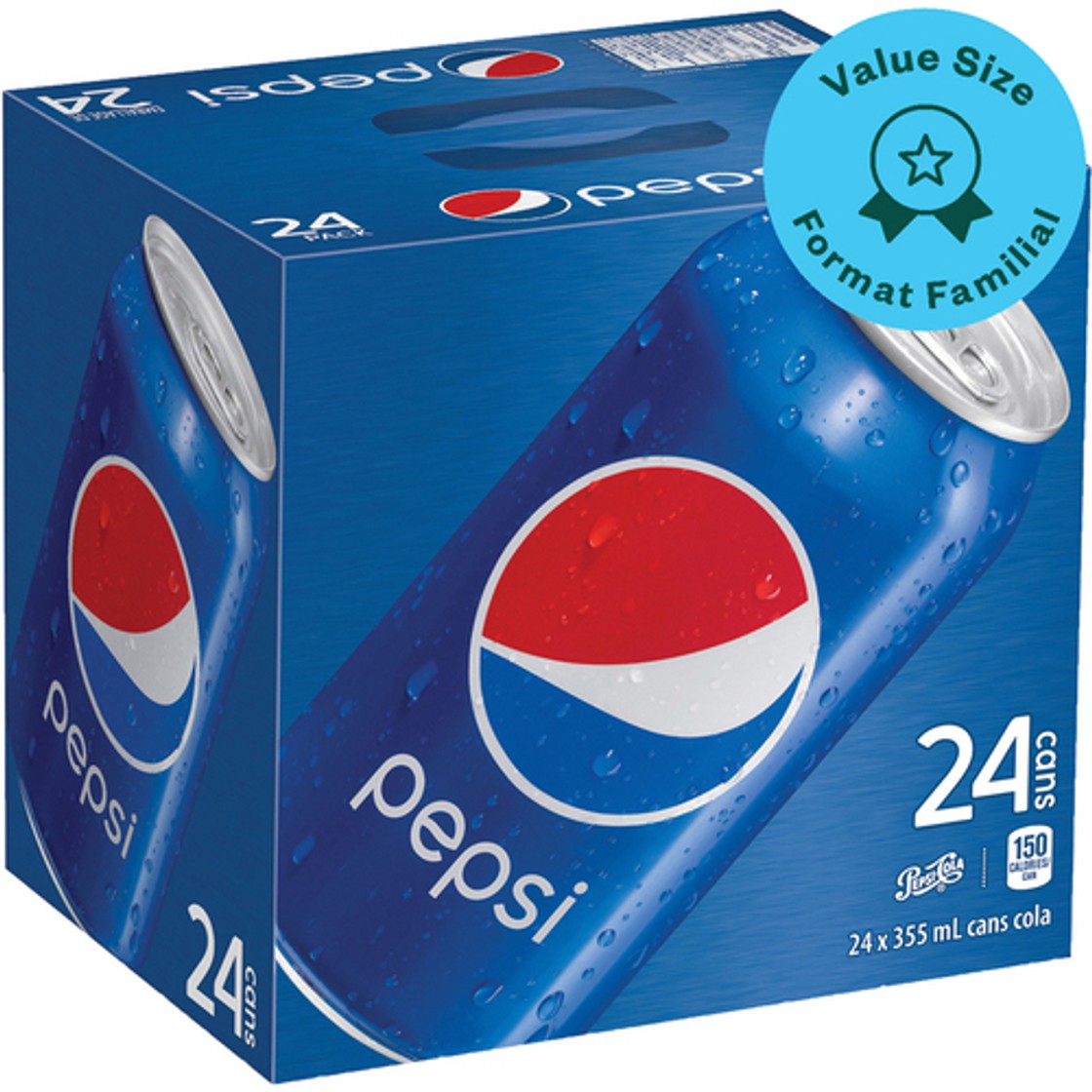 Pepsi Soft Drink 24 x 355 ml (cans) - Voilà Online Groceries & Offers