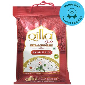 Qilla Gold Long Grain Rice Basmati 4.54 kg - Voilà Online Groceries ...