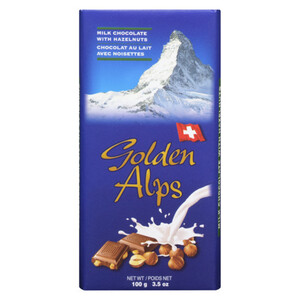 Golden Alps Chocolate Bar Milk Chocolate Hazelnut 100 g - Voilà Online ...