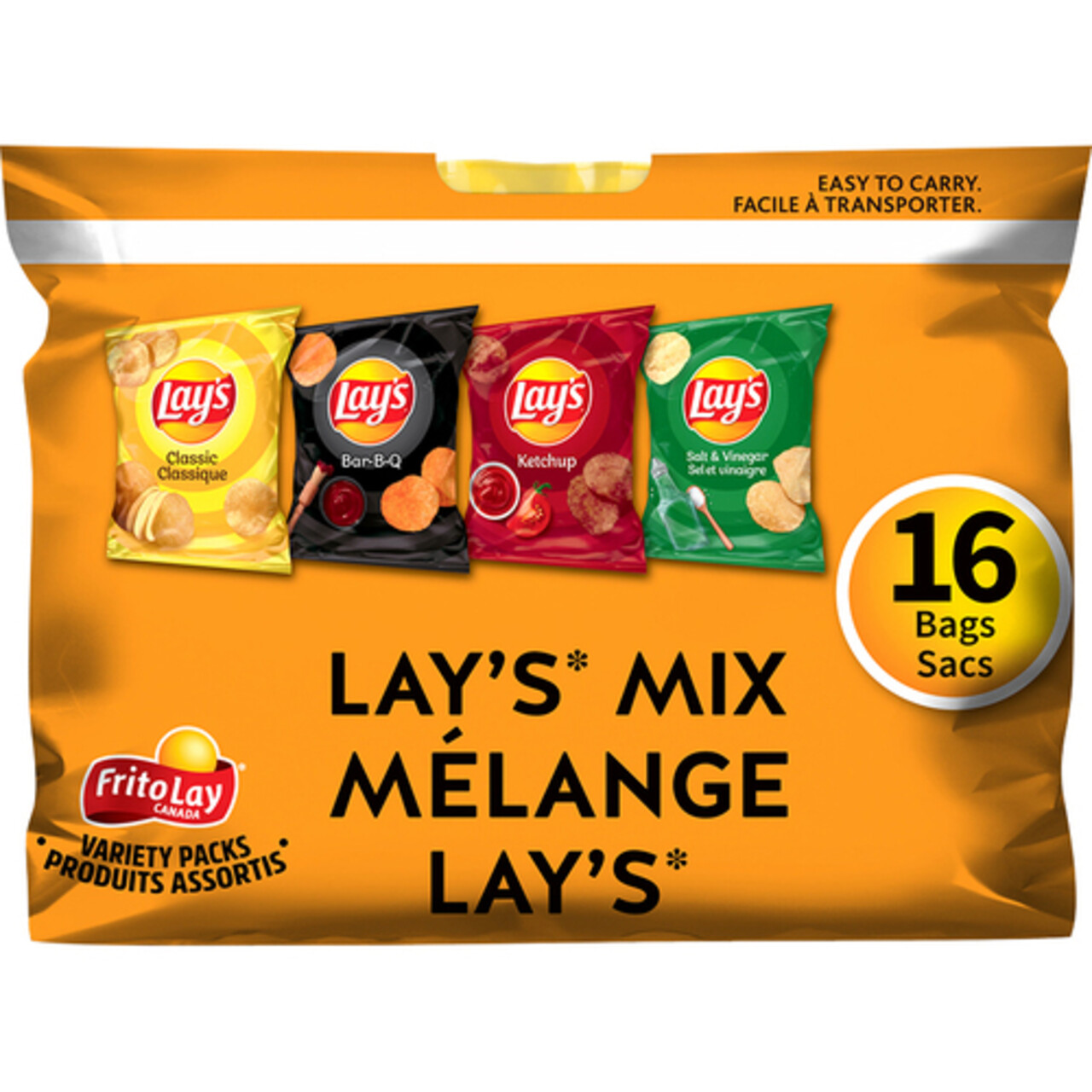 Frito Lay Multipack Lay's Mix 16 count 448 g - Voilà Online Groceries ...