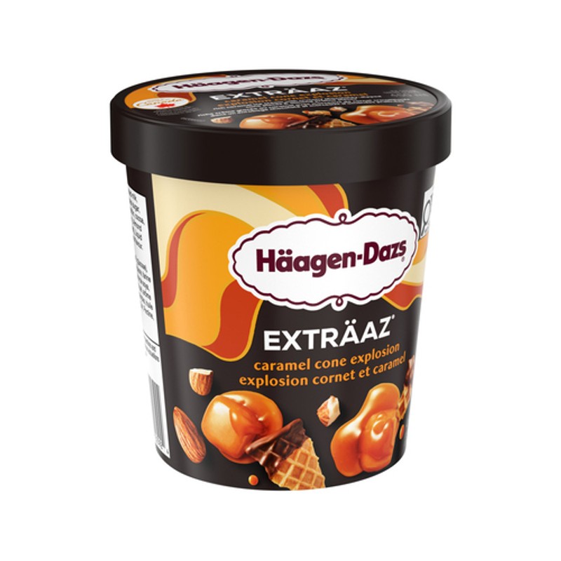 Haagen-Dazs Extraaz Ice Cream Caramel Cone Explosion 450 ml - Voilà ...