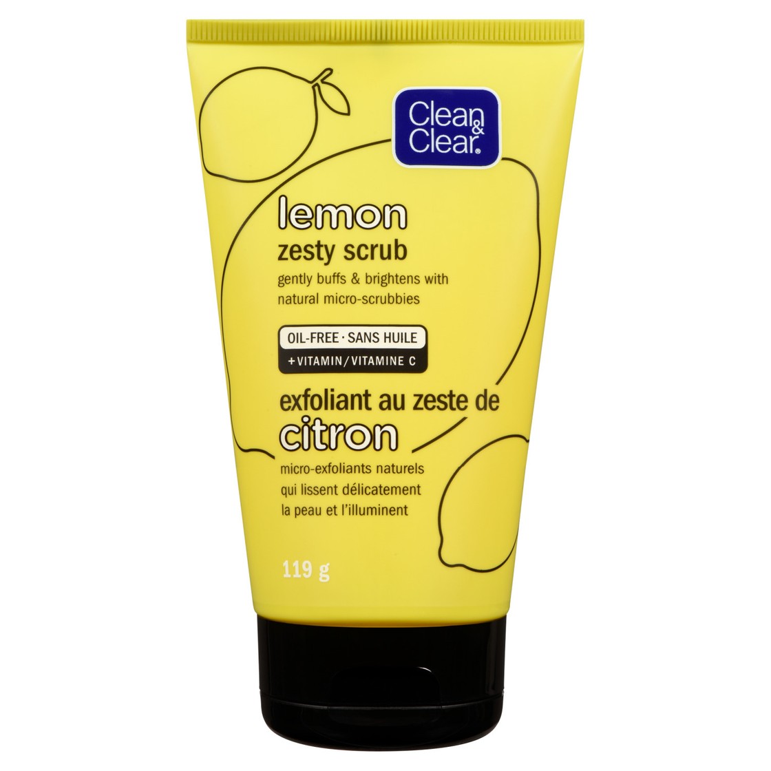 Clean & Clear Lemon Zest Facial Scrub 119 g - Voilà Online Groceries ...