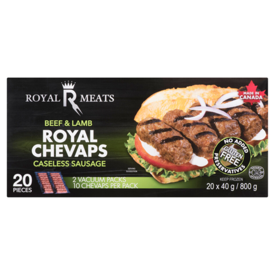 Royal Meats Frozen Beef & Lamb Chevaps 800 g - Voilà Online Groceries ...