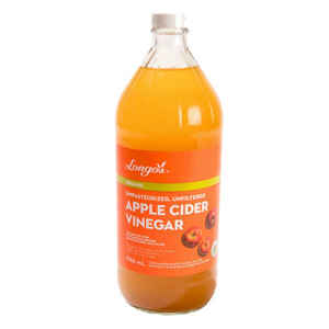 Longo's Organic Apple Cider Vinegar 946 ml - Voilà Online Groceries ...