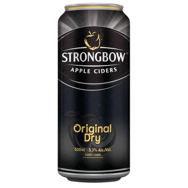Strongbow Cider 5.3% Alcohol Original Dry 500 ml (can) - Voilà Online ...