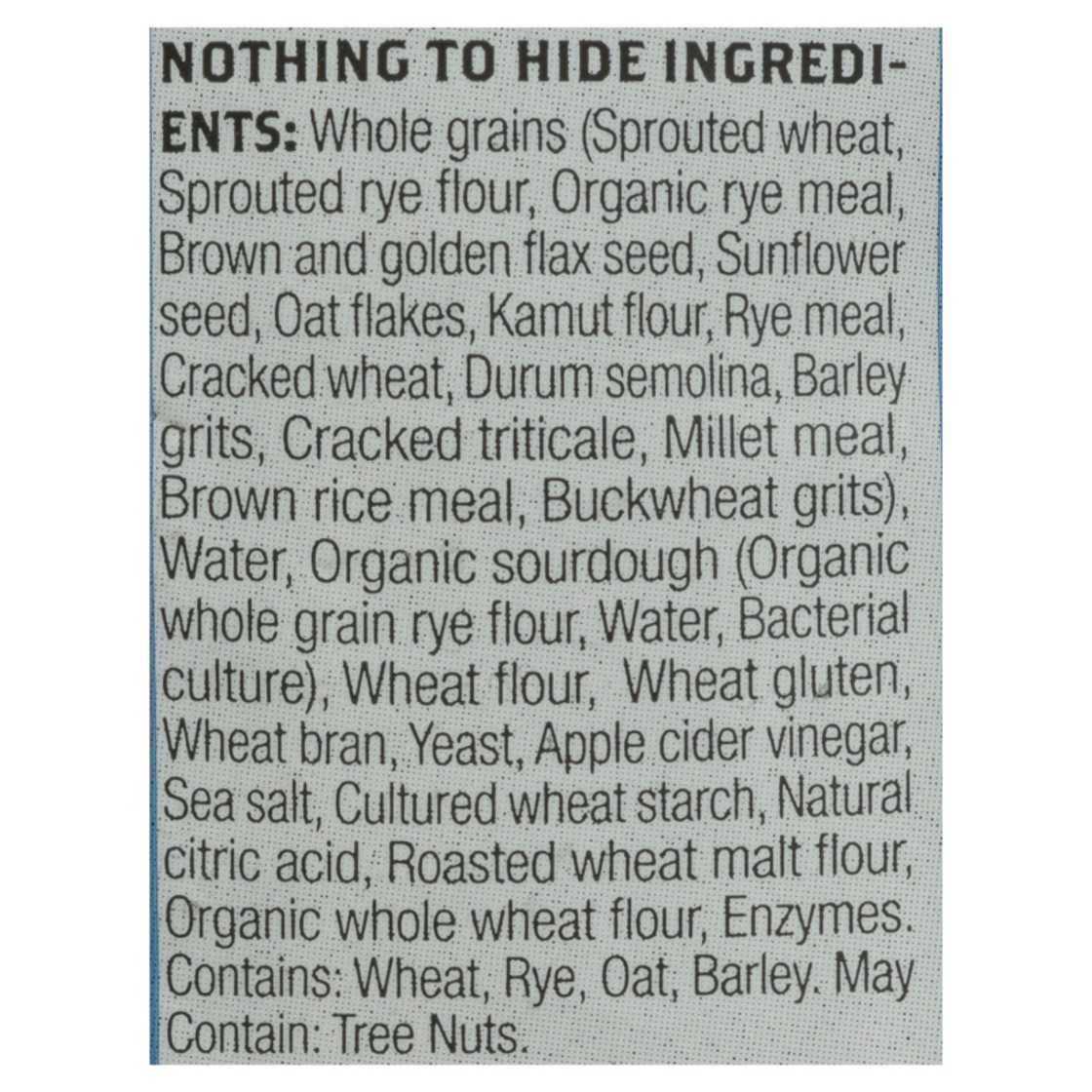 Stonemill Bakehouse Honest Wellness Sprouted Rye & 12 Grains Bread 454 ...