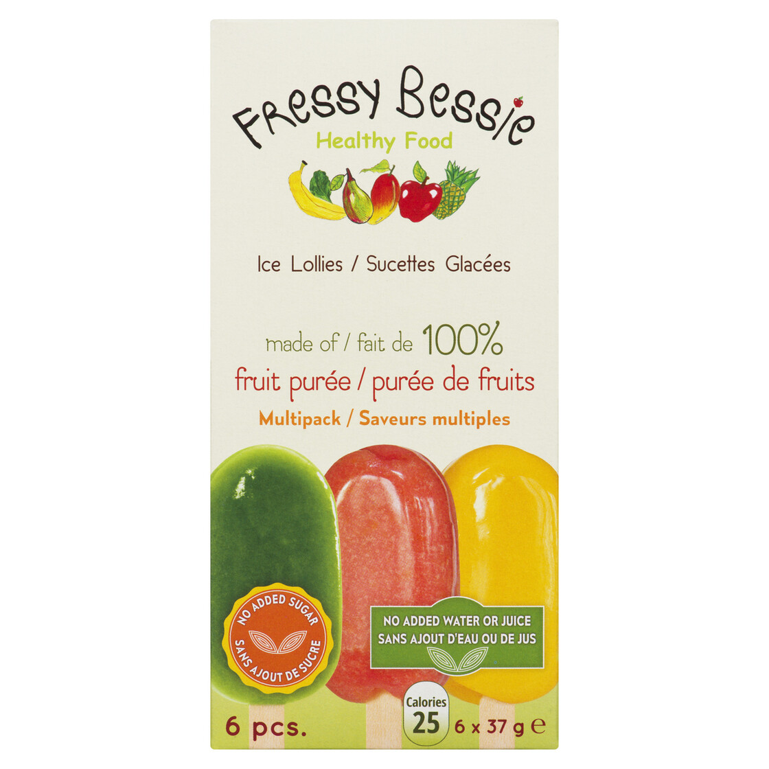 Fressy Bessie Foods Fruit Mini Ice Lolly 6 EA - Voilà Online Groceries ...