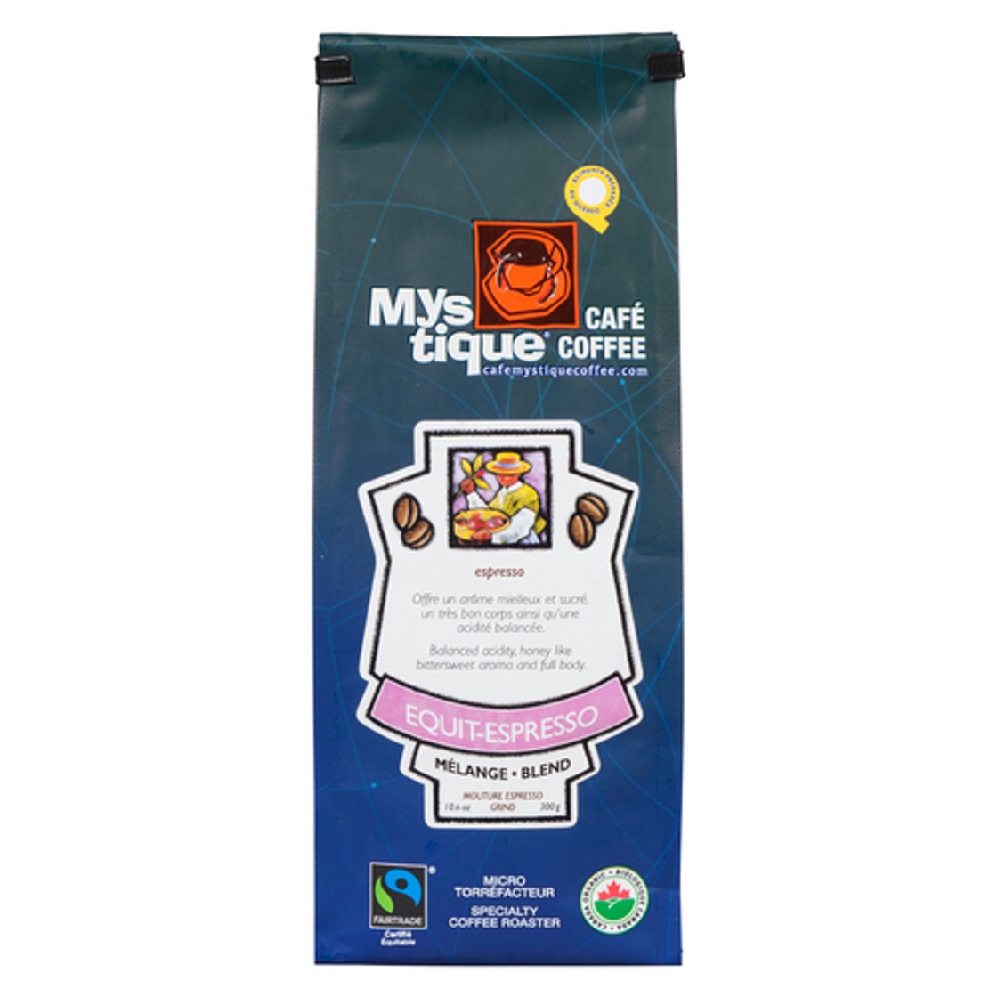 Mystique Ground Coffee Equit Espresso Blend 300 g - Voilà Online ...