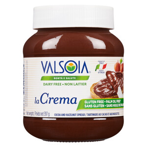 Valsoia Non-Dairy Spread Cocoa & Hazelnut 397 g - Voilà Online Groceries & Offers