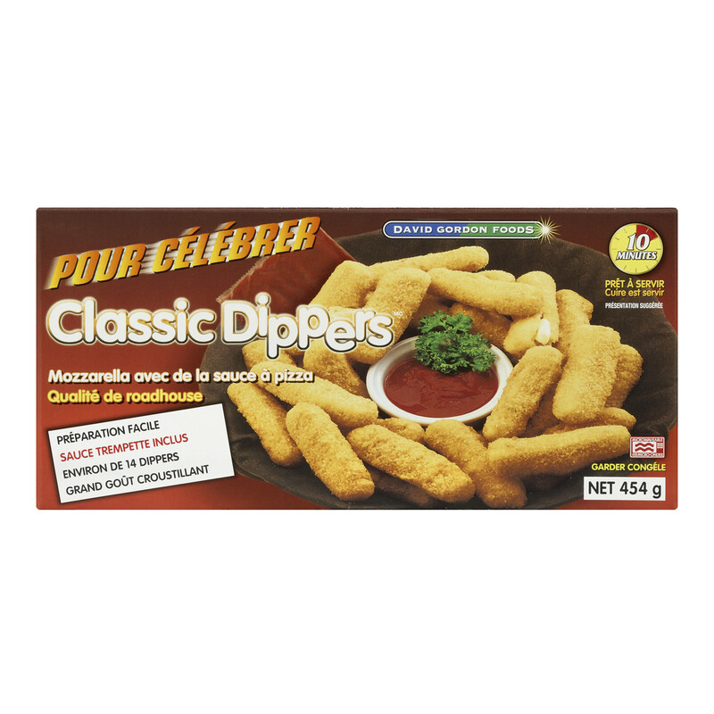 David Gordon Foods Party On! Frozen Classic Dippers Mozzarella With ...