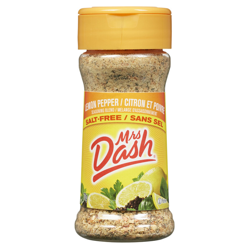 Mrs Dash Salt-Free Seasoning Blend Lemon Pepper & Herb 70 g - Voilà ...