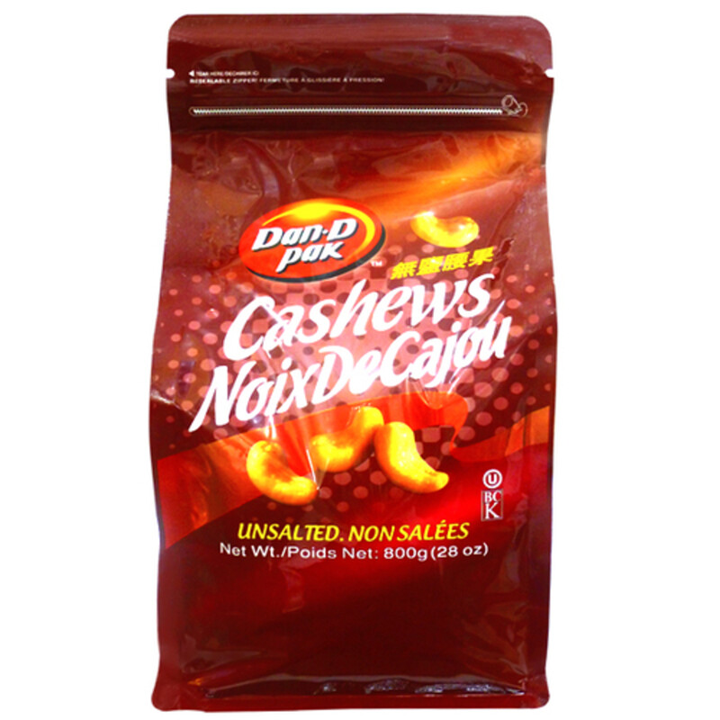 Dan-D-Pak Unsalted Cashews 800 g - Voilà Online Groceries & Offers