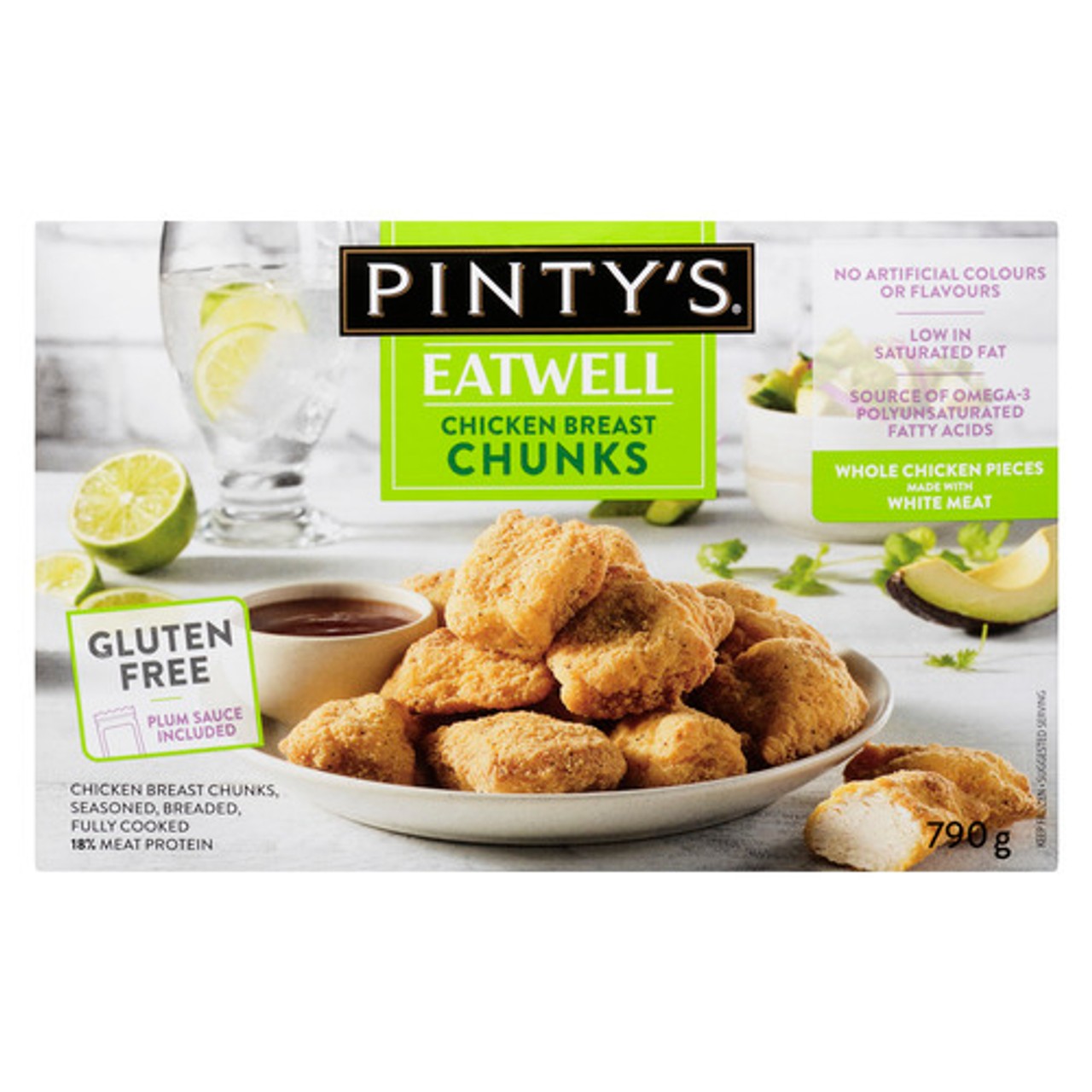 Pinty's Chicken Breast Chunks 790 g (frozen) - Voilà Online Groceries ...