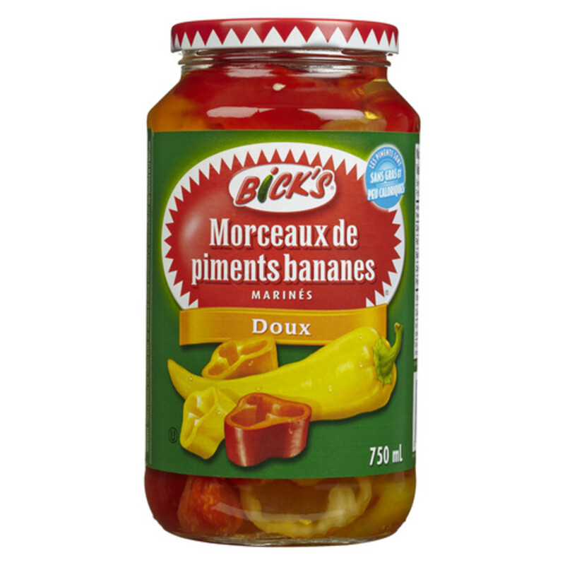 Bick's Pickles Sweet Banana Peppers 750 ml - Voilà Online Groceries & Offers