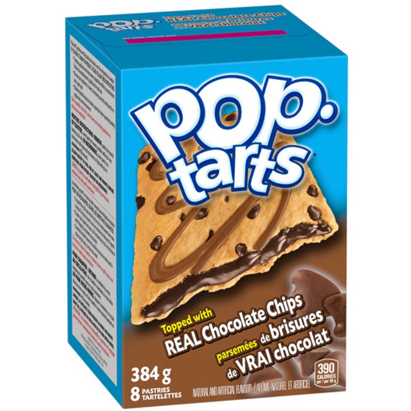 Kellogg's Pop Tarts Chocolate Chip 384 g - Voilà Online Groceries & Offers