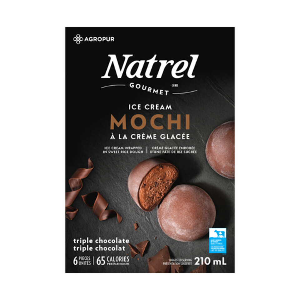 Natrel Ice Cream Mochi Triple Chocolate 210 ml - Voilà Online Groceries ...