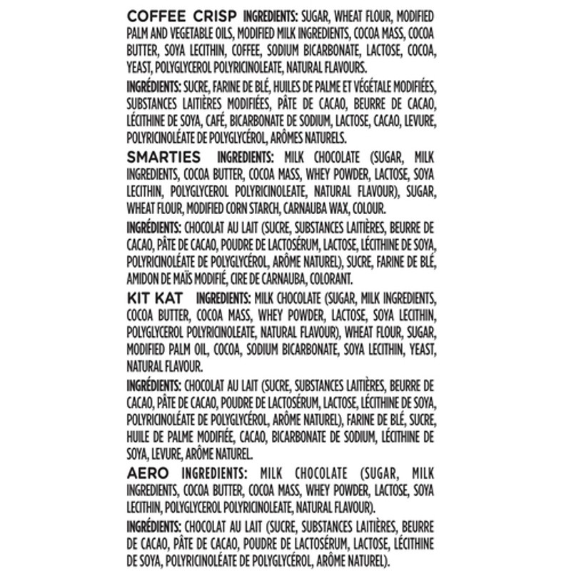 Nestlé Chocolate Assorted Mini Bars 50 Pack 505 g - Voilà Online ...