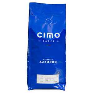 Cimo Coffee Beans Espresso Azzurro 1 kg - Voilà Online Groceries & Offers