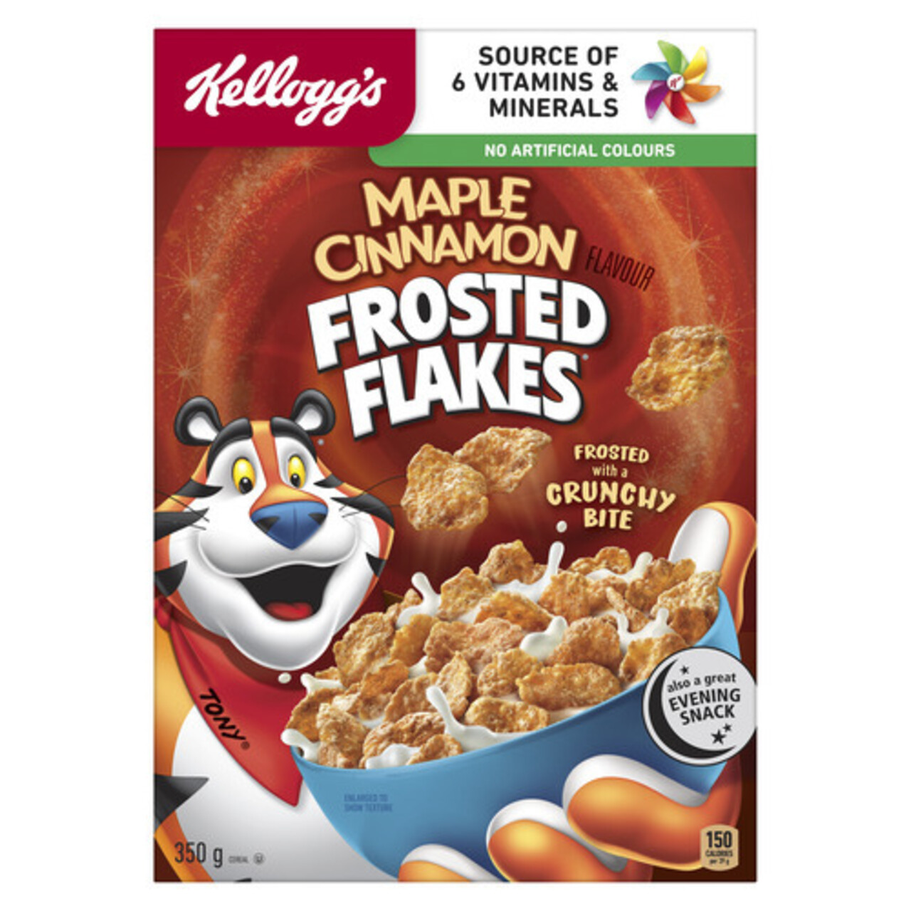 Kellogg's Frosted Flakes Cereal Maple Cinnamon 350 g - Voilà Online Groceries & Offers