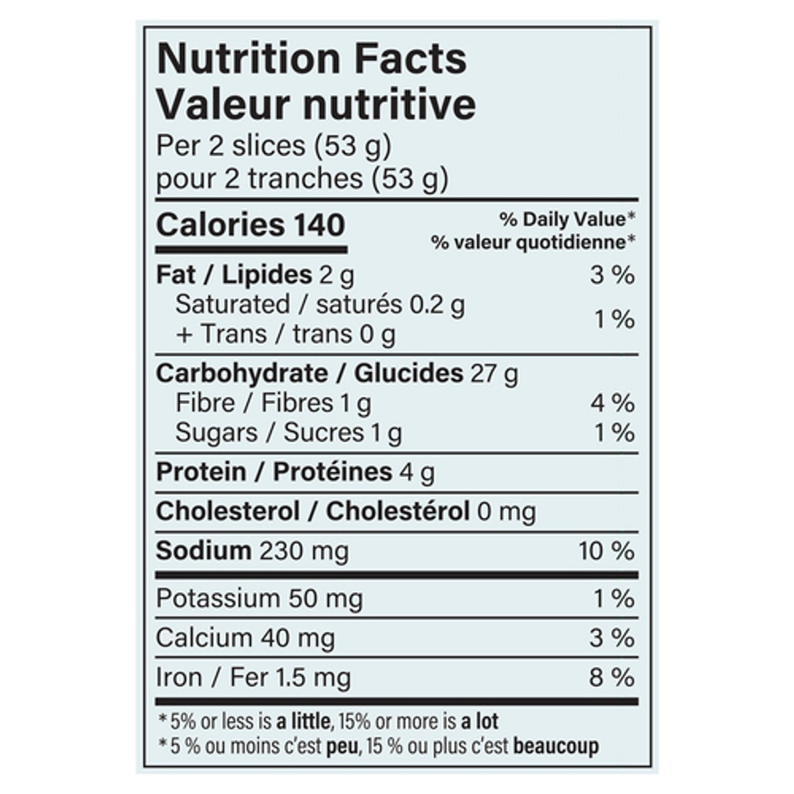 Natural Bakery Canadian Rye Bread 500 g - Voilà Online Groceries & Offers