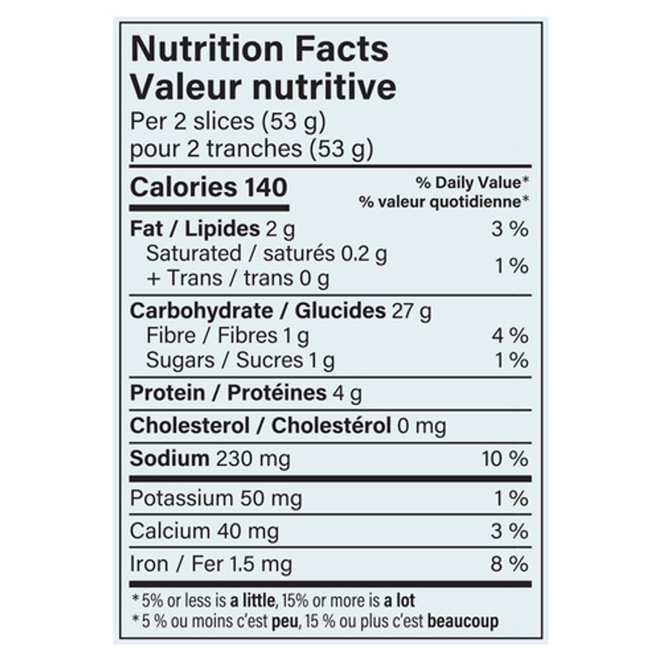 Natural Bakery Canadian Rye Bread 500 g - Voilà Online Groceries & Offers
