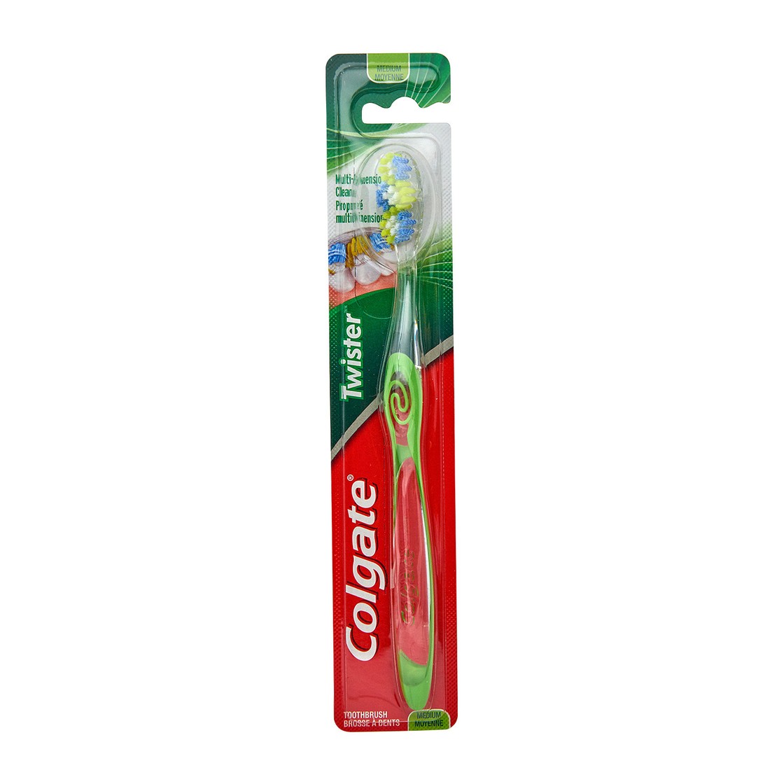 Colgate Twister Toothbrush Adult Medium - Voilà Online Groceries & Offers