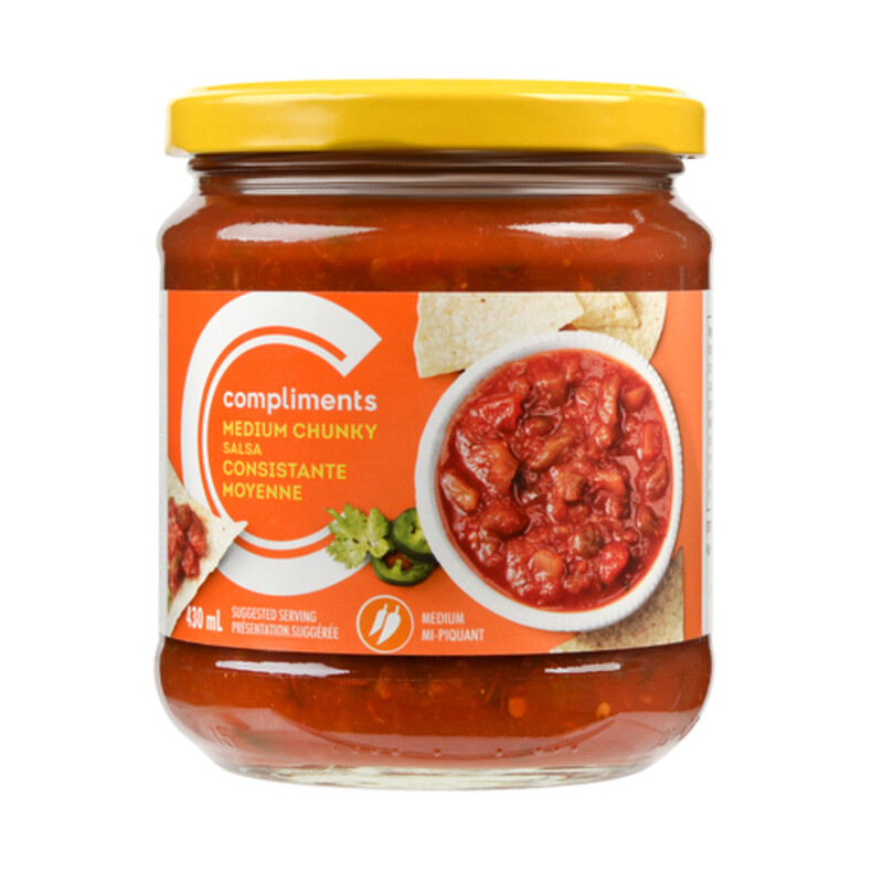 Compliments Salsa Medium Chunky 430 ml - Voilà Online Groceries & Offers