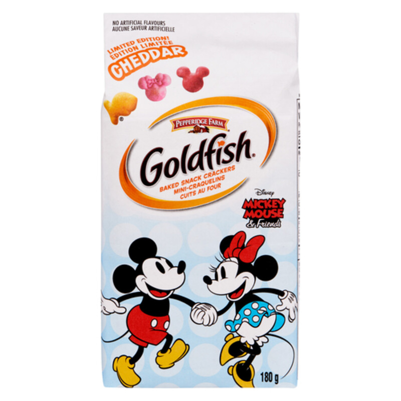 Pepperidge Farm Goldfish Mickey Mouse & Friends Cheddar 180 g - Voilà ...