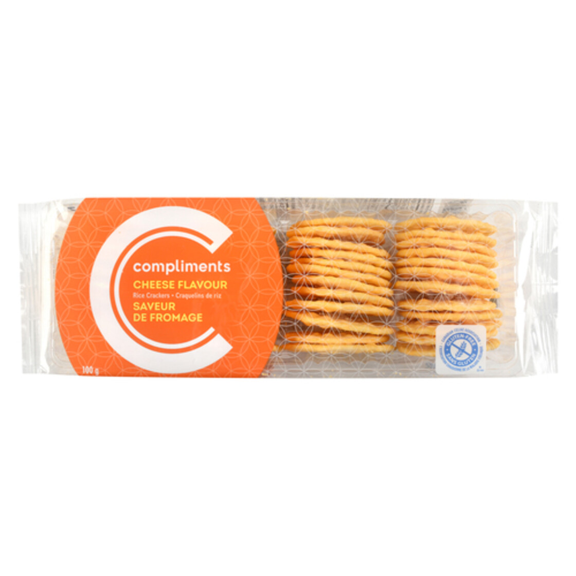 Compliments Gluten-Free Rice Crackers Cheese 100 g - Voilà Online ...