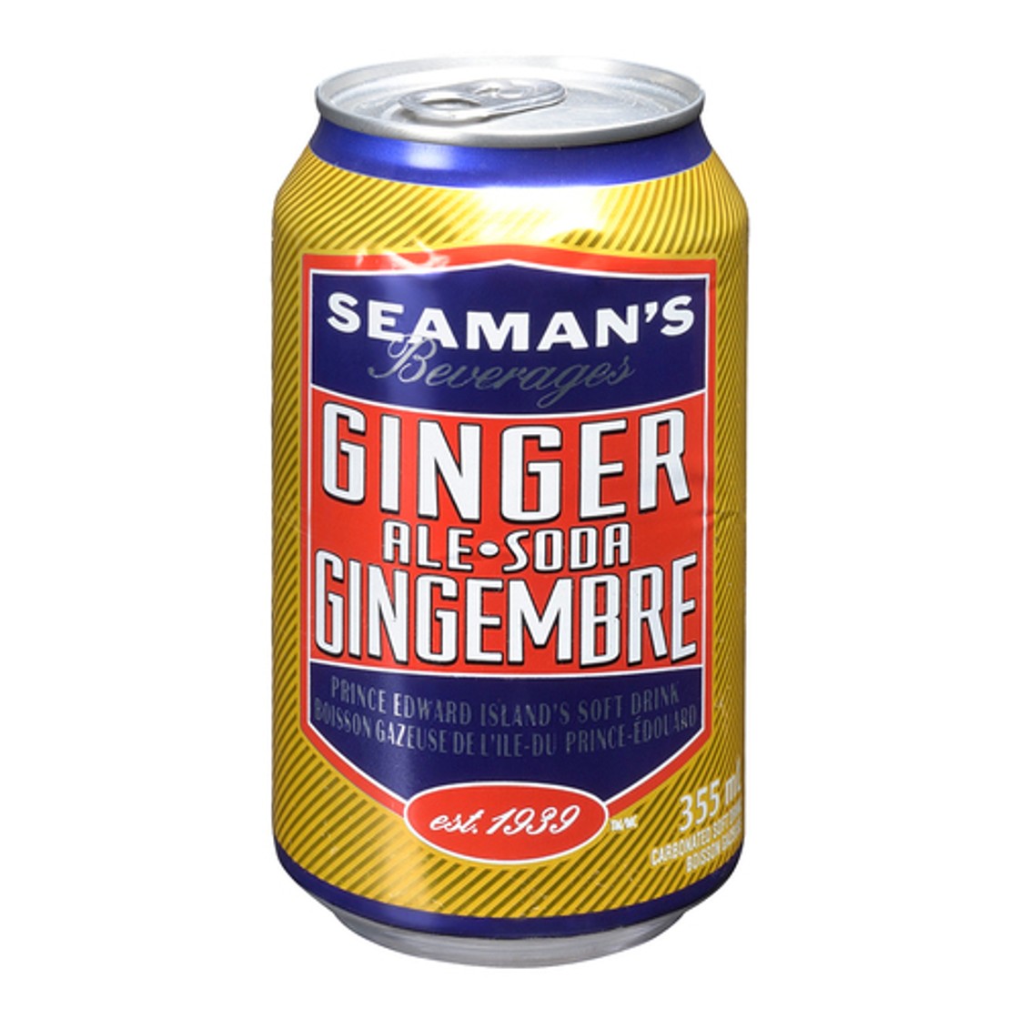Seaman's Soda Ginger Ale 355 ml (can) - Voilà Online Groceries & Offers