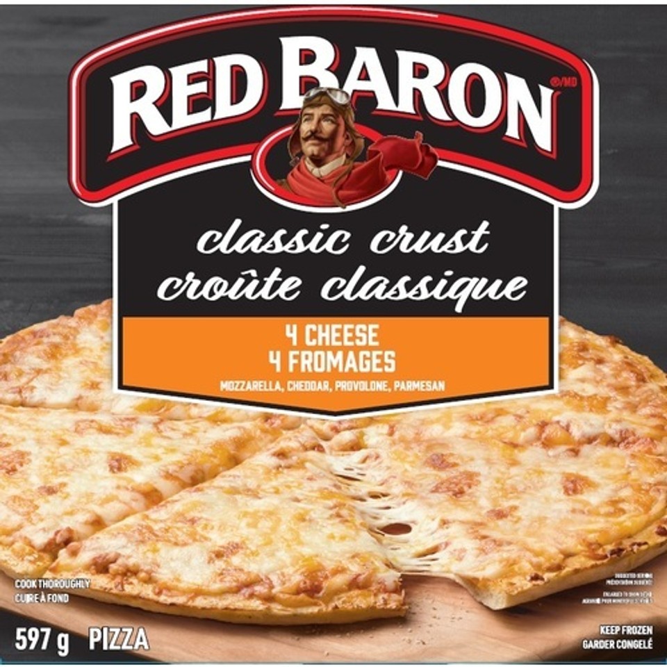 Red Baron Frozen Classic Crust Pizza 4 Cheese 597 g - Voilà Online ...