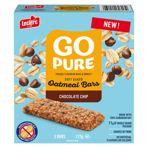 Go Pure Soft Baked Oatmeal Bars Chocolate Chip 175 g - Voilà Online ...