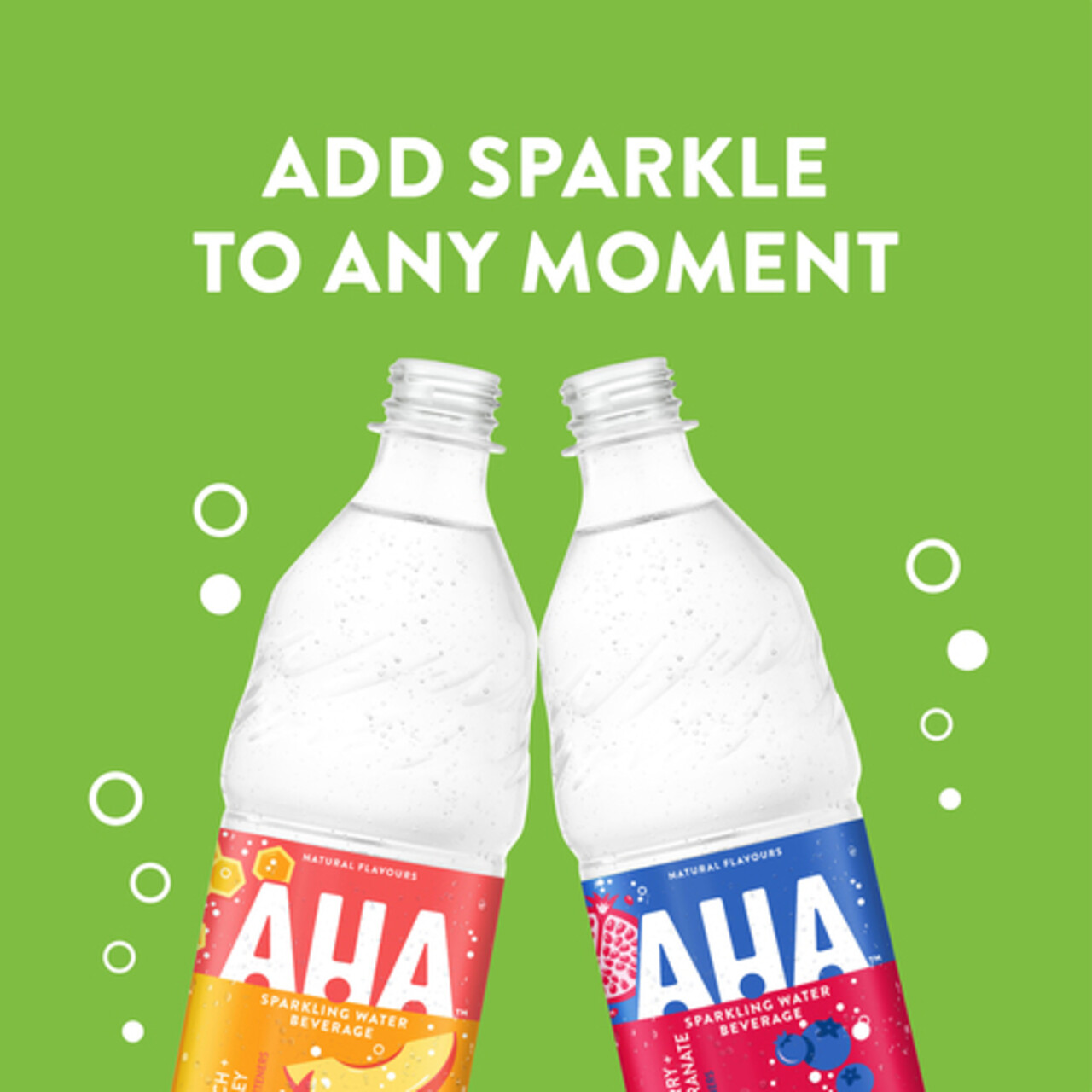 AHA Sparkling Water Peach Honey 12 x 355 ml (cans) - Voilà Online Groceries & Offers