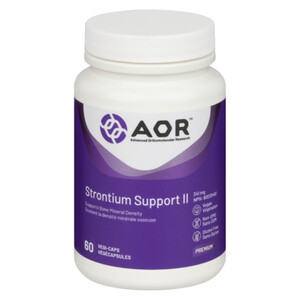 AOR Strontium Support II 341 mg Vegi-Caps 60 Count - Voilà Online ...