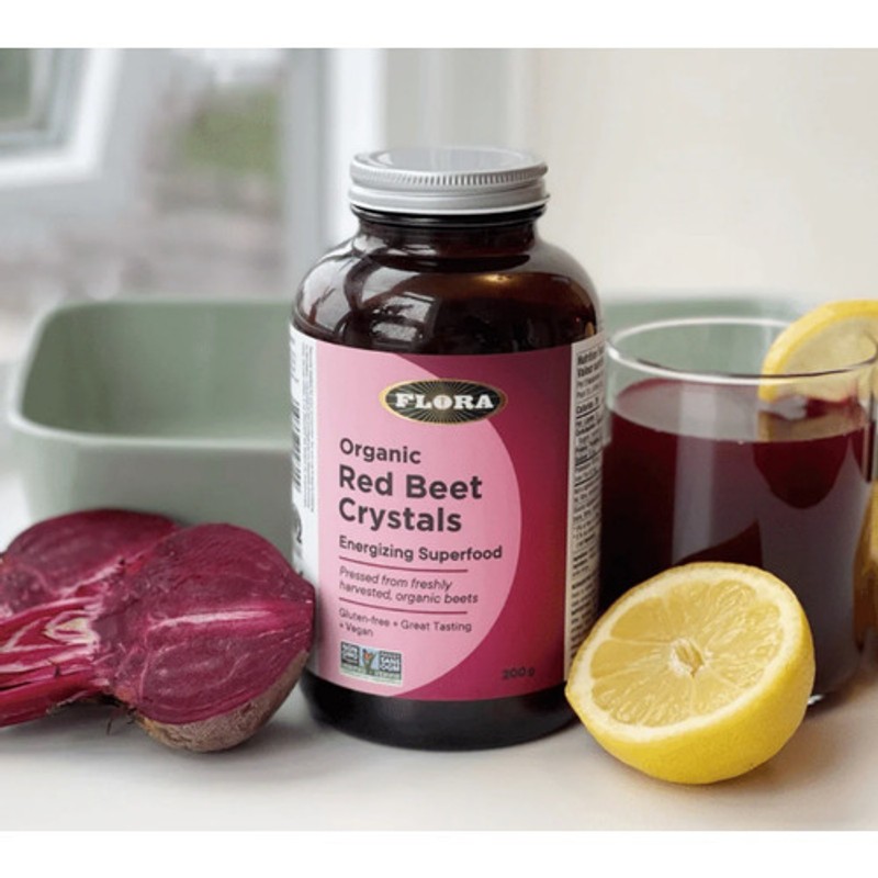 Flora Organic Energizing Superfood Red Beet Crystals 200 g - Voilà ...