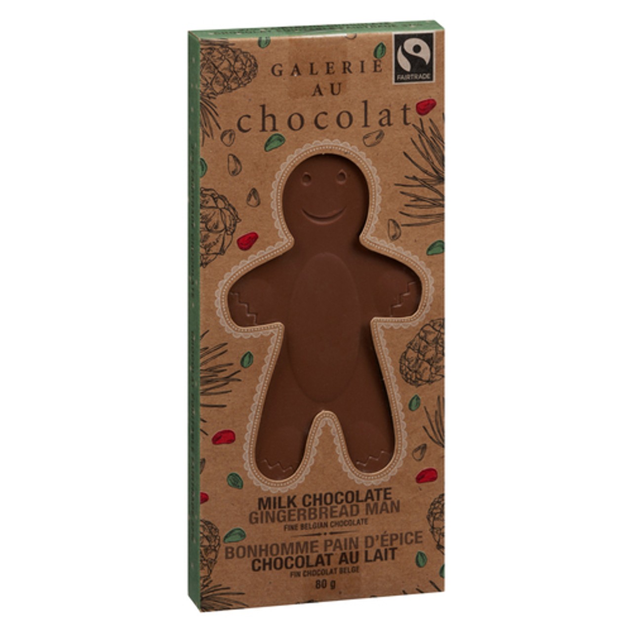 Galerie Au Chocolat Milk Gingerbread Chocolate Man Shaped 80 g - Voilà ...