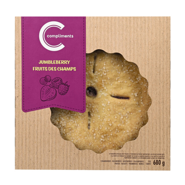 Compliments Pie Jumbleberry 8-Inch 680 g (frozen) - Voilà Online ...