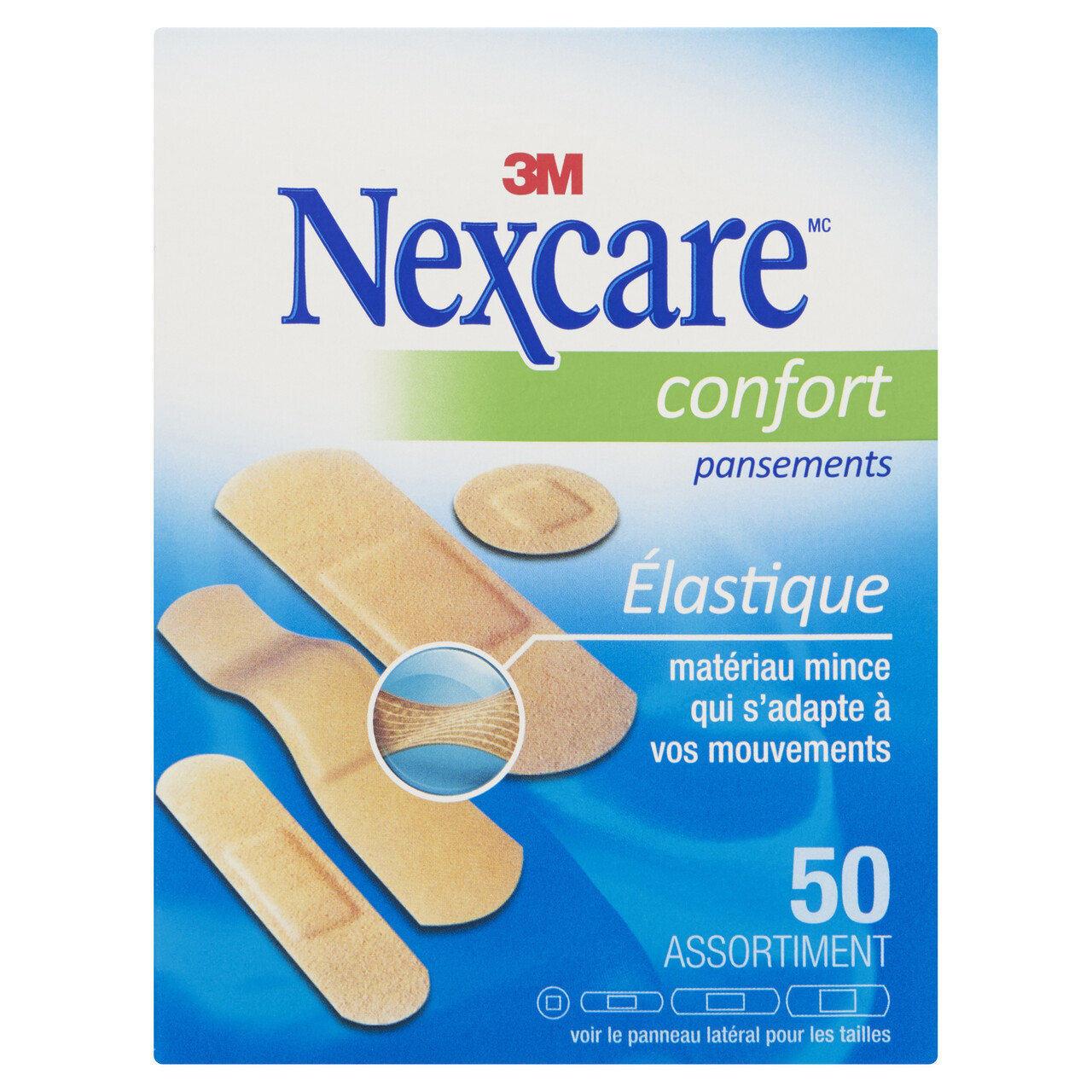 3M Nexcare Comfort Assorted Strip Bandages 50 Count - Voilà Online ...