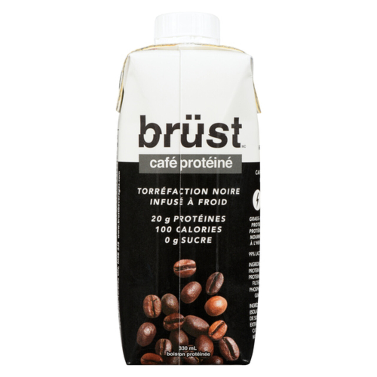 Brust Cold Brew Coffee Dark Roast 20 g Protein 330 ml - Voilà Online ...