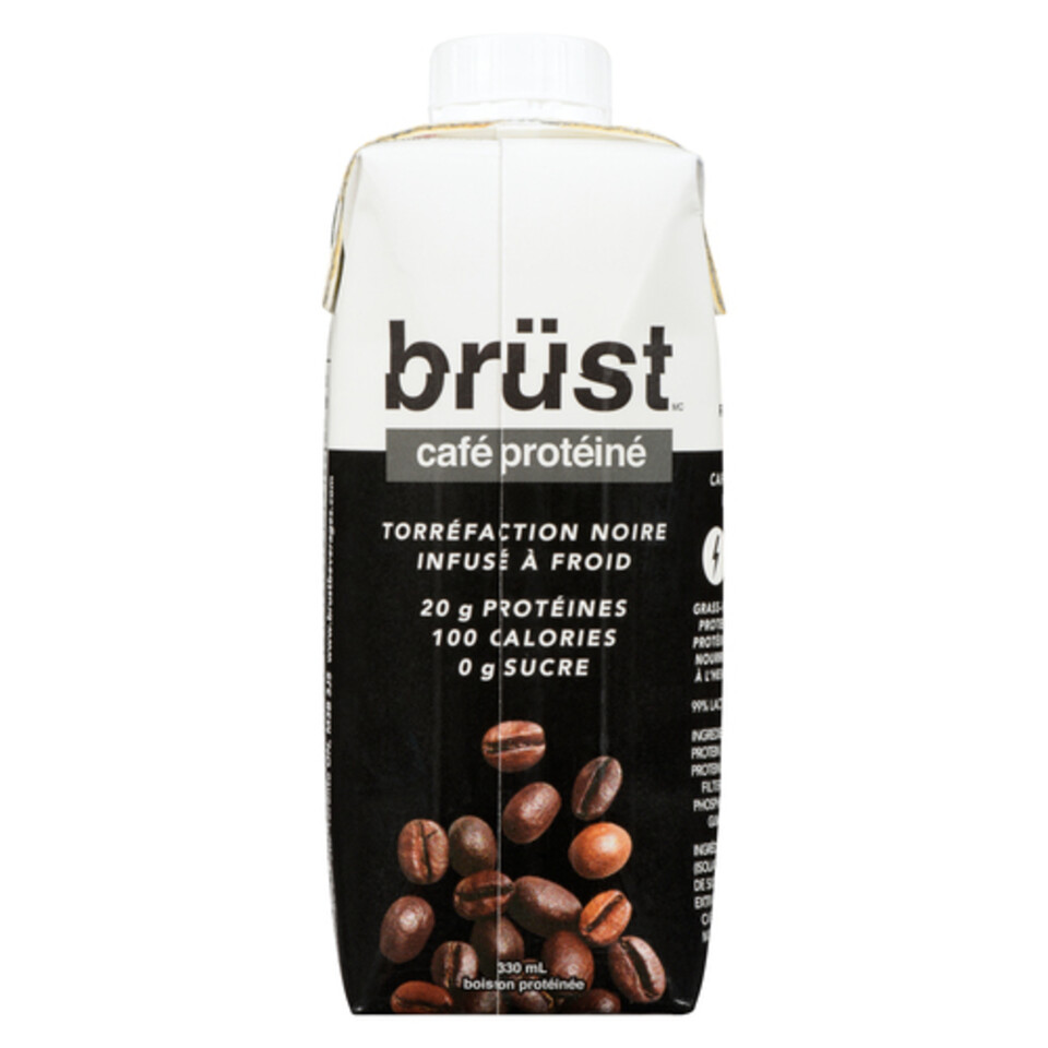 Brust Cold Brew Coffee Dark Roast 20 g Protein 330 ml - Voilà Online ...